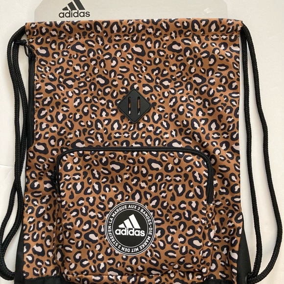 adidas | Bags | New Adidas Animal Print Back Sack | Poshmark